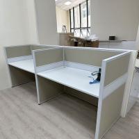 China 2 Person Office Partition Table Staff Cubicle Workstation Desk for sale