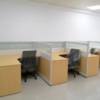 China Office Space Modular 3 Person L Shape Workstation Partition Desk for sale
