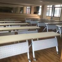China Wooden Folding Training Table Classroom Room Foldable Student Desk for sale