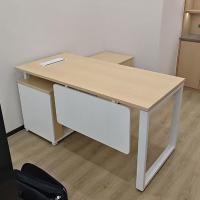 China Wooden Single Execuive CEO Boss Manager Office Desk Wih File Cabinets for sale