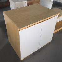 China Wood Office File Storage Furniture Durable Cupboard 2 Door Cabinet for sale