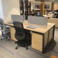 China Office Furniture Manufacturers Wooden Linear Workstation Office Table for sale