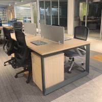 China Office Furniture Manufacturers Wooden Linear Workstation Office Table for sale