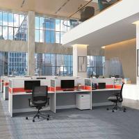 China Commercial Office Furniture Partitions Workstation Desk For Four People for sale
