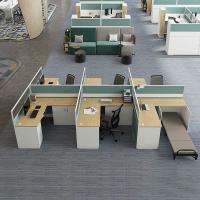 China Office Furniture Manufacturers 4 Way Modular Office Workstation With Partation for sale