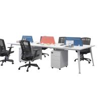 China White Commercial Office Desk Furniture Modular Office Table For Workstations for sale