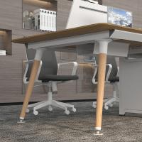 China Luxury Office Desks L Shaped Executive Corner Desk With Drawers for sale
