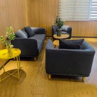 China Office Sofa Manufacturers Fabric Executive Corner Office Visitor Sofa for sale