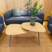 China Fabric Office Sofa Couch 3 Seater Office Sofa And Coffee Table Set for sale