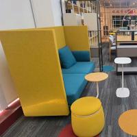 China Modern Office Waiting Area Sofa Colorful Fabric High Back Office Sofa for sale