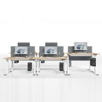 China Electric Office Desk Dual Motor Stand Desk Up Height Adjustable Table for sale