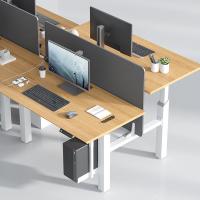 China Modern Electric Standing Table Back To Back Height Adjustable Workstation Office Desk for sale