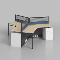 China Office Cubicle Partition Workstation Office Desk 2 4 Person Workstation for sale