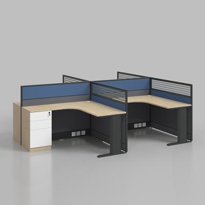 China Office Cubicle Partition Workstation Office Desk 2 4 Person Workstation for sale