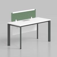 China W3600*D1200*H750MM Straight Office Furniture Modular 6 Seater White Computer Workstation Table Desk for sale