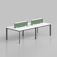 China Modern Wooden Office Furniture Staff Computer Table Desk For 8 People for sale