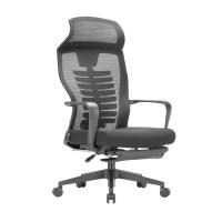 China Modern Executive Mesh Office Chair with Fixed Headrest and High Back for sale