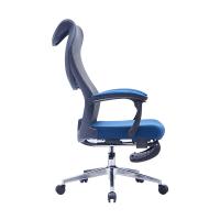 China Black And Blue Fabric Mesh Comfortable Executive Office Chair With Armrest for sale