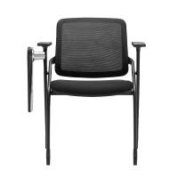 China Office Furniture Manufacturers Stackable Training Room Chairs With Writing Tablet for sale