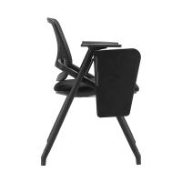 China Office Furniture Manufacturers Stackable Training Room Chairs With Writing Tablet for sale