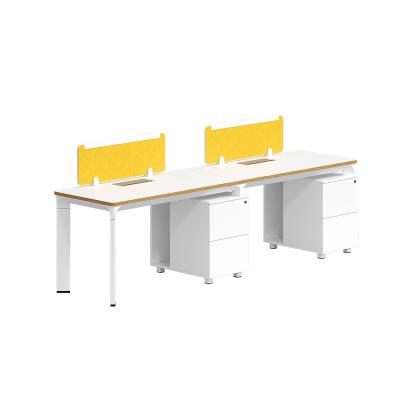 China White Workstation Desk Office Furniture Modular 1 2 6 People Office Table for sale