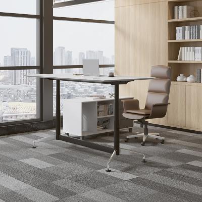 China Electric Height Adjustable Office Table Wood Standing Desk With Drawers for sale
