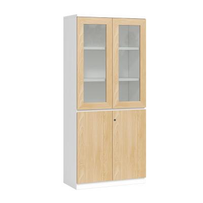 China Office Filing Cabinet Systems Wood 4 Door Vertical File Cabinet In School for sale