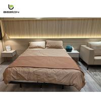 China Simple Hotel Bedroom Furniture Set 5 Star Hotel Bed And Wardrobe for sale