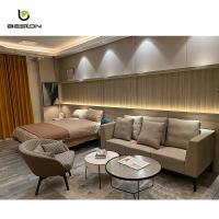 China Simple Hotel Bedroom Furniture Set 5 Star Hotel Bed And Wardrobe for sale