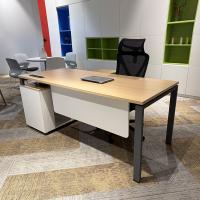 China Modern Executive Office Furniture Sets Executive L Shaped Desk With Drawers for sale