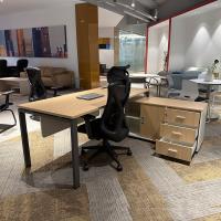 China Modern Executive Office Furniture Sets Executive L Shaped Desk With Drawers for sale