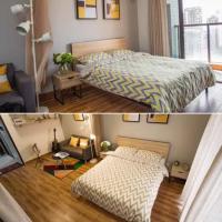 China Beston Wooden Hotel Bedroom Furniture Set BS-HT18 Customizable for sale