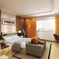 China Beston Wooden Hotel Bedroom Furniture Set BS-HT18 Customizable for sale