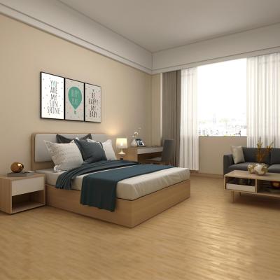 China Beston BS-HT19 Hotel Bedroom Set with Bedside Table Custom Wood for sale