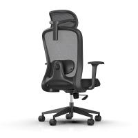 China Black Executive Rolling Adjustable Task Mesh Ergonomic Desk Chair With Lumbar Support for sale