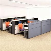 China Customized Modular 4 Person Office Partition Table Luxury Workstation For Office Use for sale