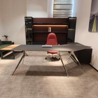 China Hot Selling Office Desk 1.8m Modern L-Shape Executive Desk For CEO Office Furniture for sale