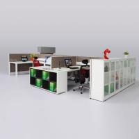 China Office Furniture Workstation Wooden Sturdy Hot Office Selling Desk Staff Computer Desk for sale