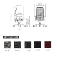 China High Back Luxury Executive Office Chairs Black Ergonomic Adjustable Full Mesh Office Chair for sale
