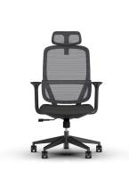 China Hight Back Adjustable Ergonomic Office Chair Comfortable Mesh Task Chair With Arms for sale