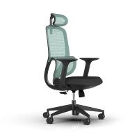 China Office Furniture Ergonomic Adjustable Swivel Task Chair With Headrest for sale