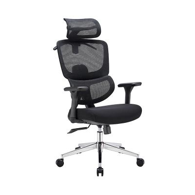 China Comfortable Mesh Ergonomic Office Chair Manufacturer Ergonomic Mesh Office Desk Chair With Adjustable Arms for sale
