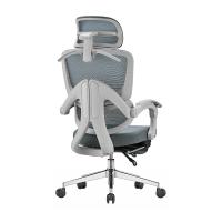 China Luxury Home Office High Back Executive Ergonomic Mesh Chair With Adjustable Headrest Footrest for sale