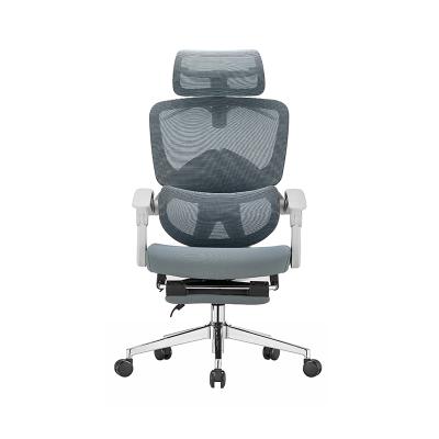 China Modern Office Furniture Breathable Mesh Fabric Office Mesh Chair With 4D Adjustable Headrest for sale