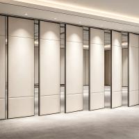 China Modern Hotel Mobile Wall Dividers Removable Office Partition Walls Folding Screen for sale
