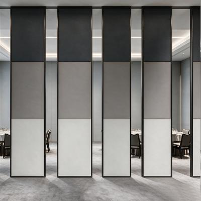 China Custom Movable Acoustic Partitions Wall Wooden Room Dividers for Hotel Office for sale