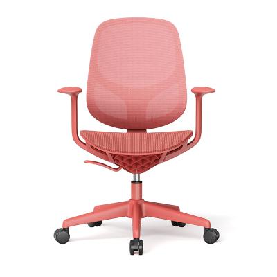 China Ergonomic Mesh Office Chair with Ventilated Mesh Backrest, Height Adjustable, and 360-Degree Swivel for sale