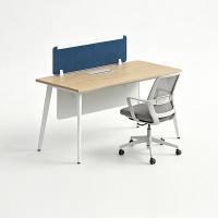 China 25mm Melamine Board Office Workstation Desk with Custom Size and Integrated Cable Management for sale