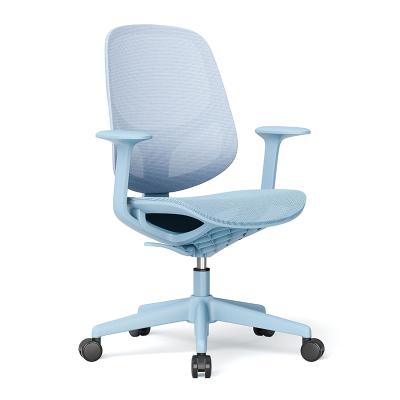 China Ergonomic Mesh Office Chair with Breathable Mesh Backrest 100mm Stroke Gas Lift and 330mm PP Five-Star Base for sale