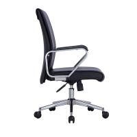 China Luxury High Back PU Leather Executive Office Chair with Ergonomic Swivel and 85mm Gas Lift Stroke for sale